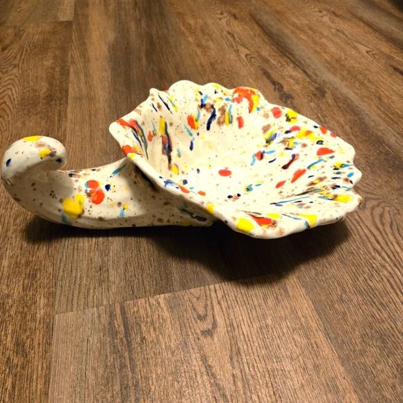 Art | Paint Splatter Design Kids Decorative Shoe Display Piece | Poshmark